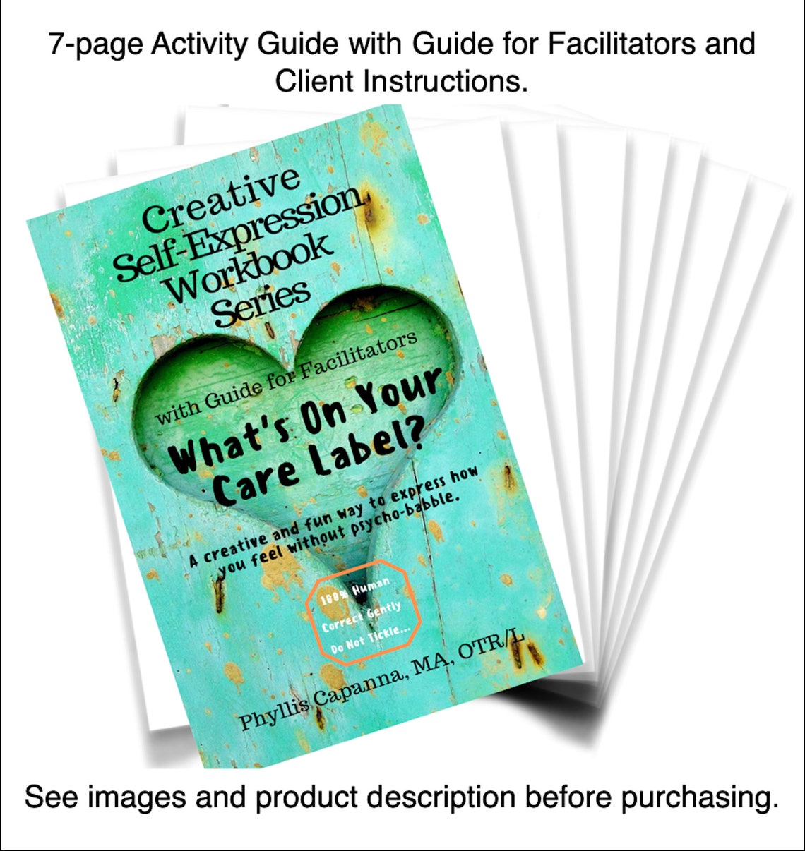 Adult Mental Health Creative Self-expression Activity for Therapy ...