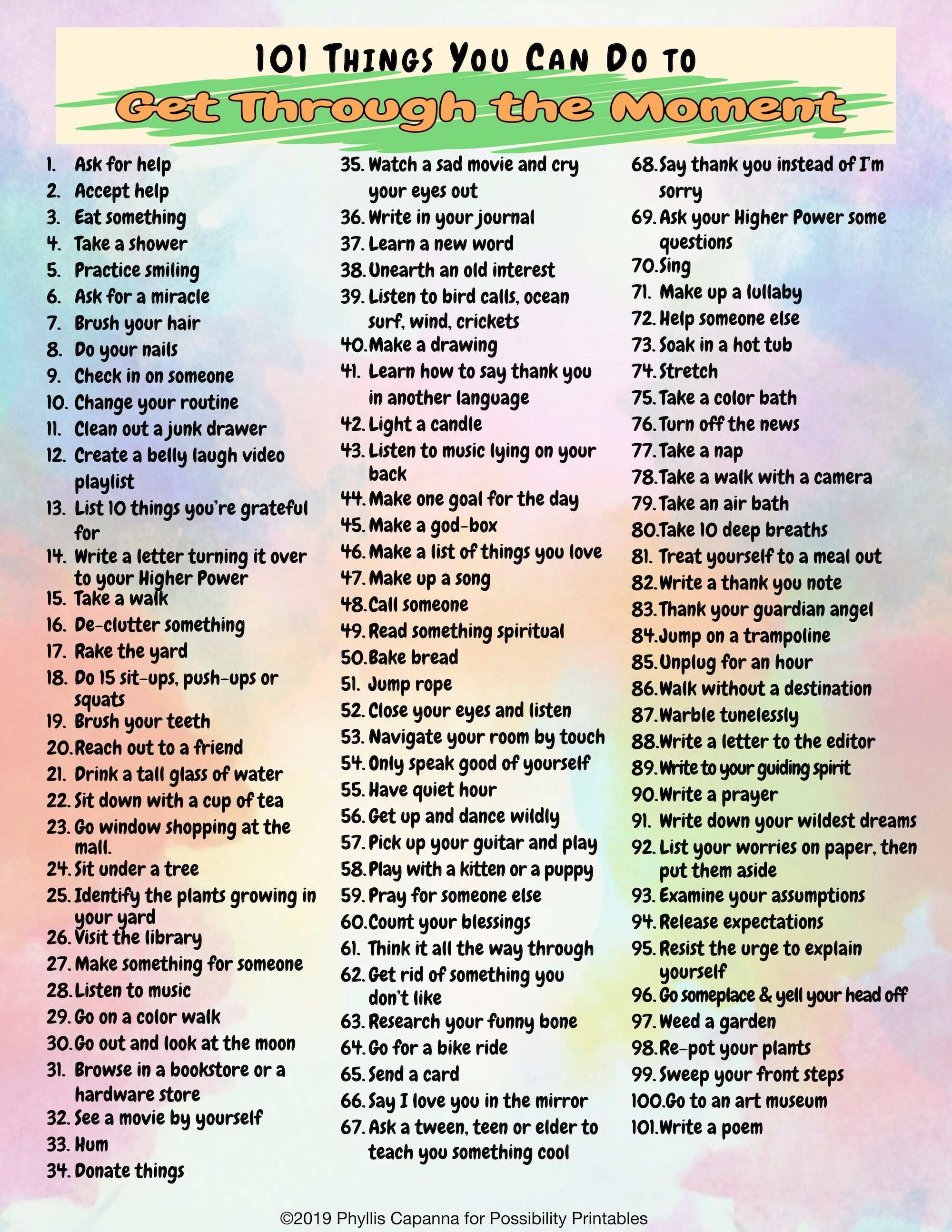 Wellness, Mental Health, Life Skills, Recovery, Anxiety, Poster ...