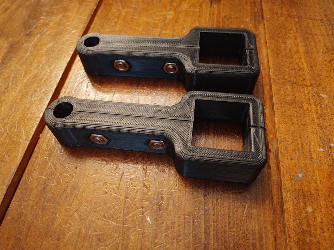 Tiki Torch Deck Rail Mount: Trex Baluster Clamp - Black ABS - Etsy