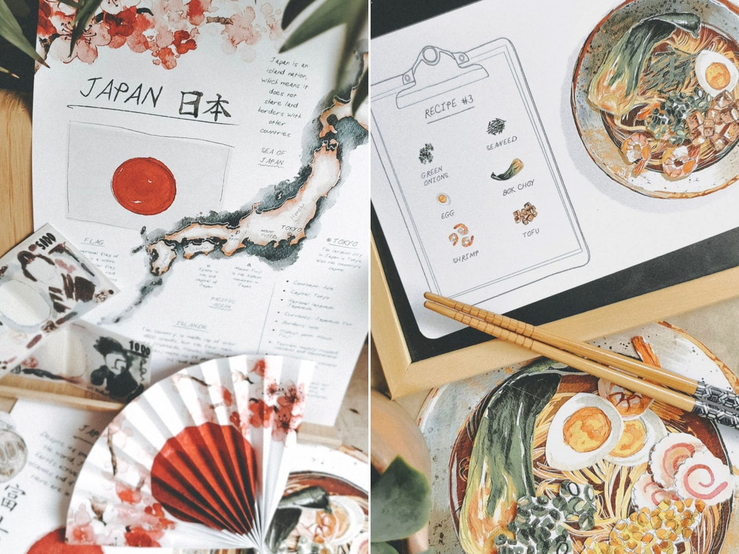 Japan Unit Study - 69 Pages - Etsy