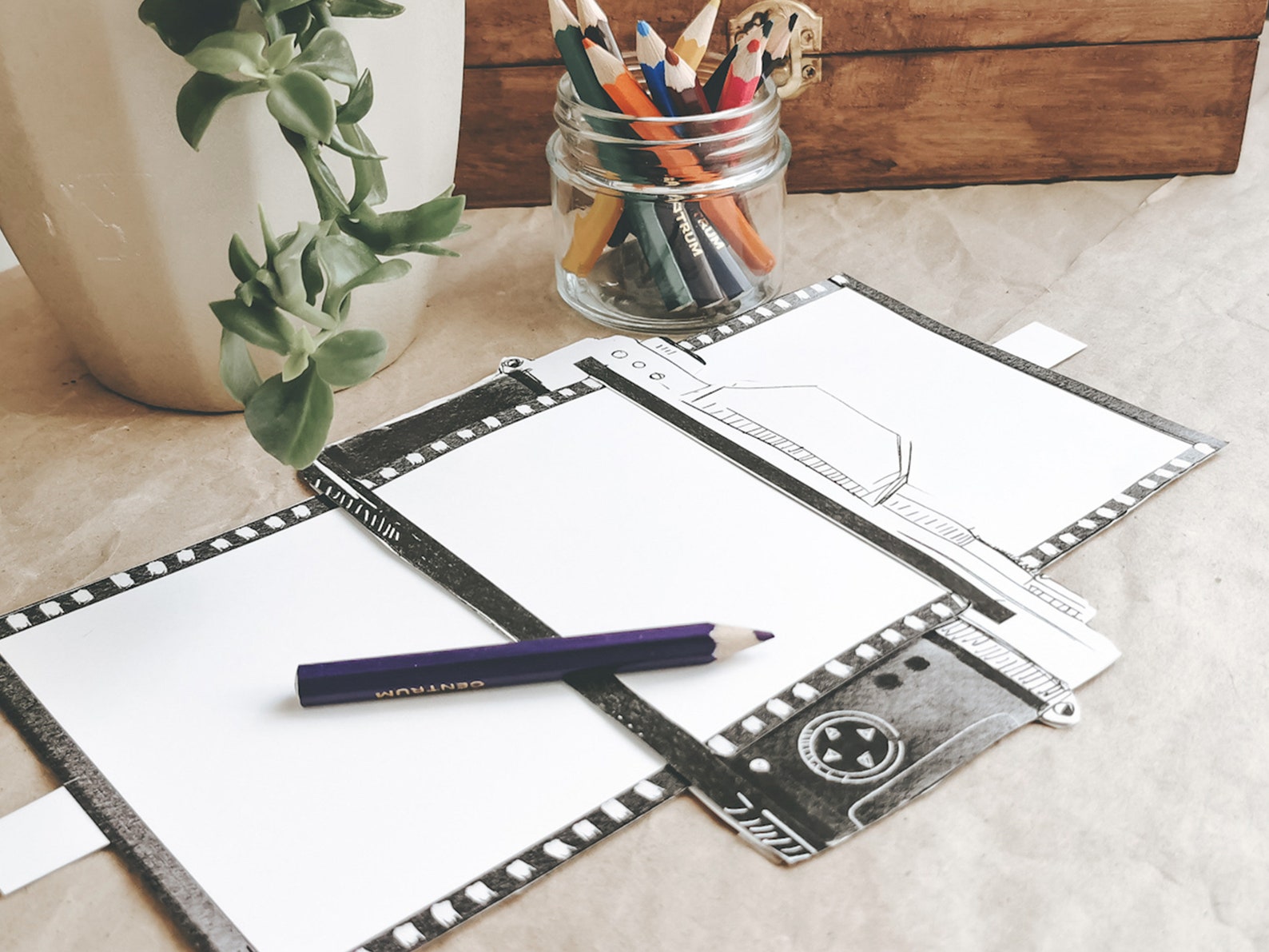 Paper Camera Craft for Kids - Etsy