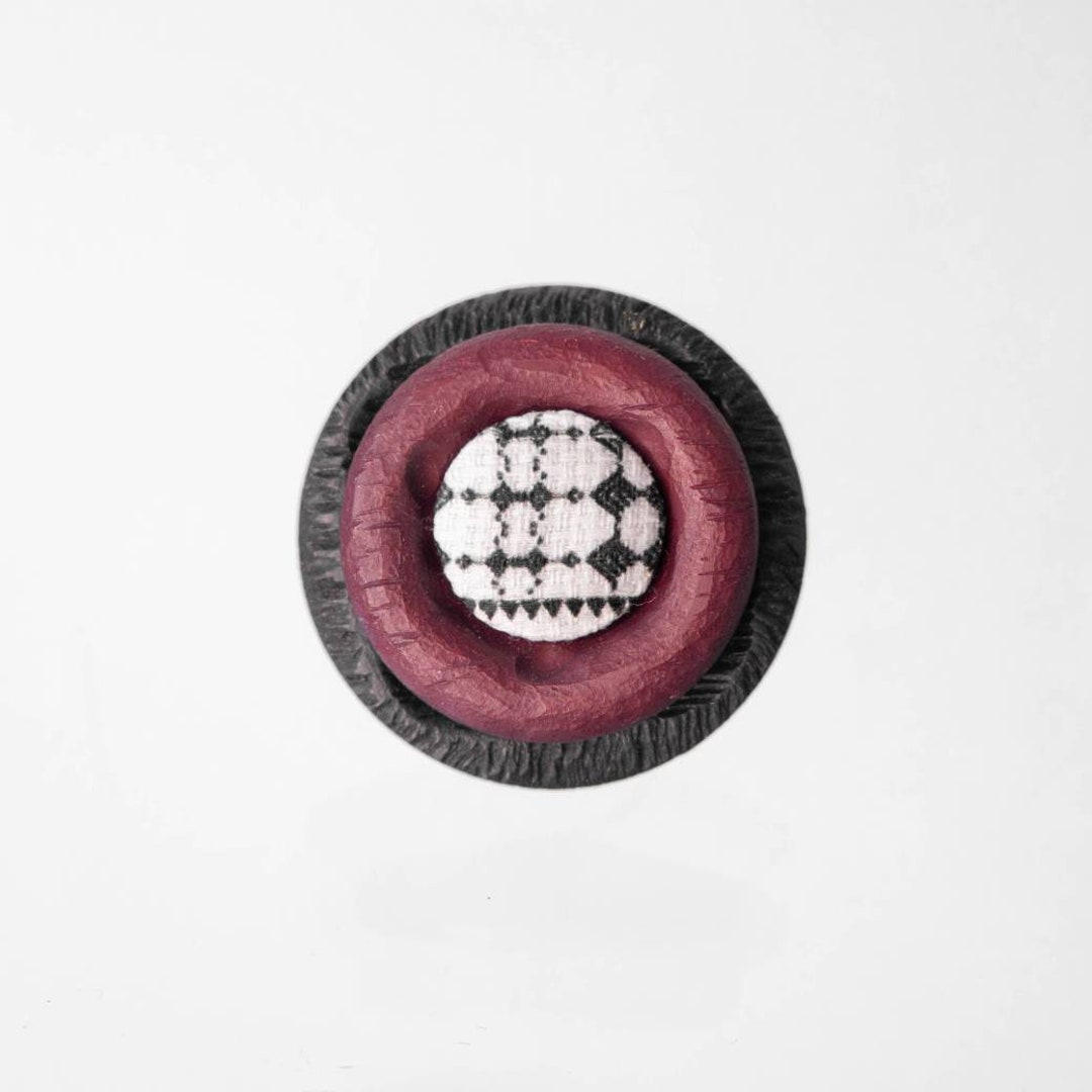 Ring of Buttons. Ring With Coated Buttons. Women's Ring. - Etsy