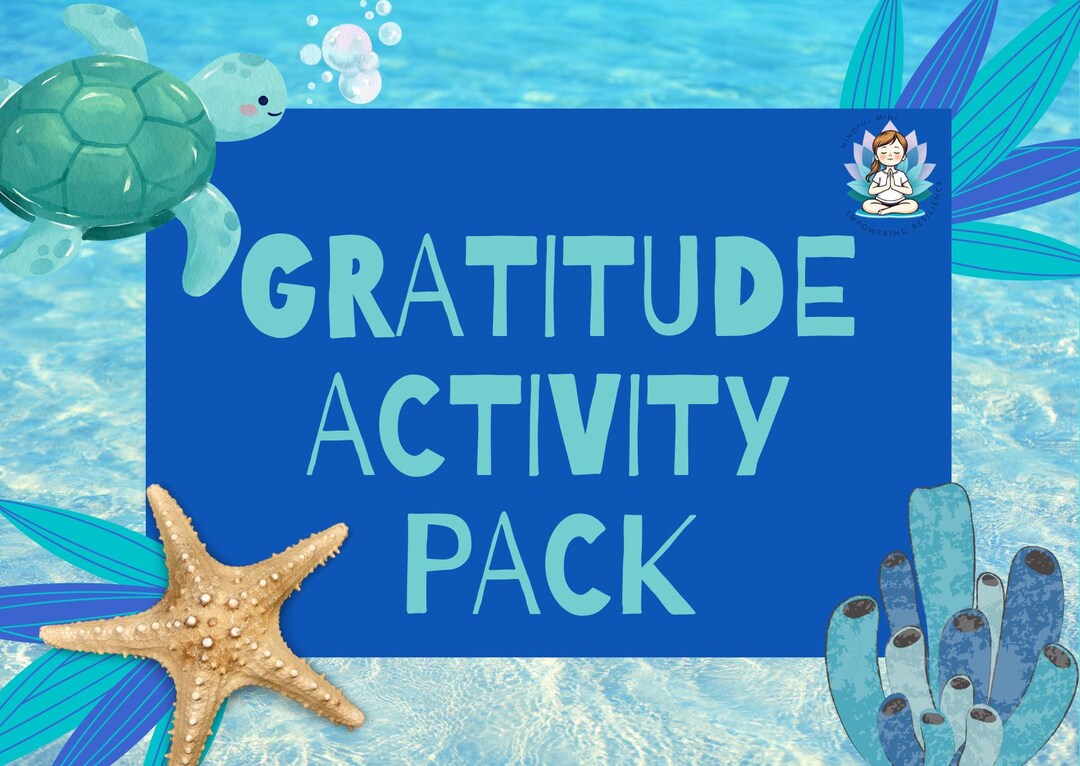 Gratitude Activity Pack With Printable Resources - Etsy