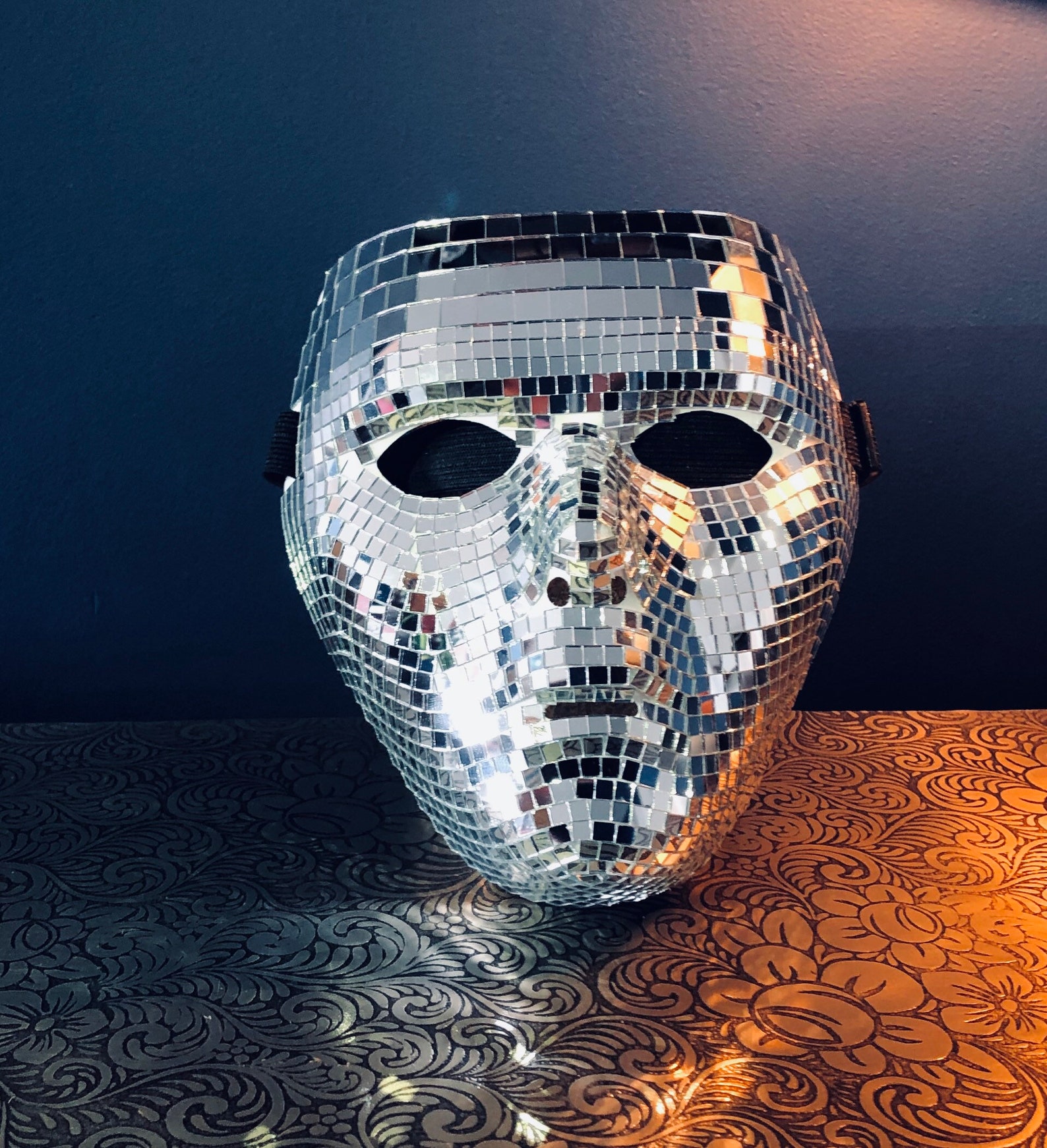 Masquerade Festival Disco Ball Face Mask. QUICK DELIVERY - Etsy