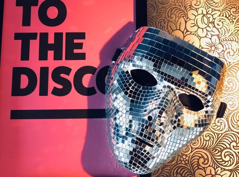 Masquerade Festival Disco Ball Face Mask. QUICK DELIVERY - Etsy
