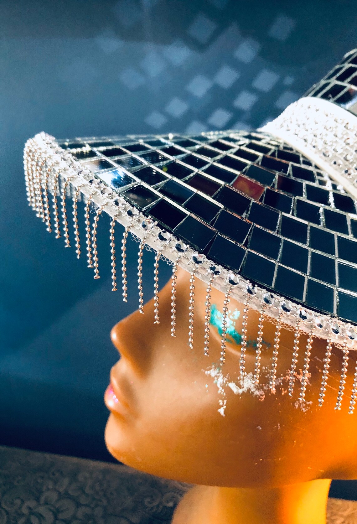 Disco Ball Festival Visor QUICK DELIVERY | Etsy