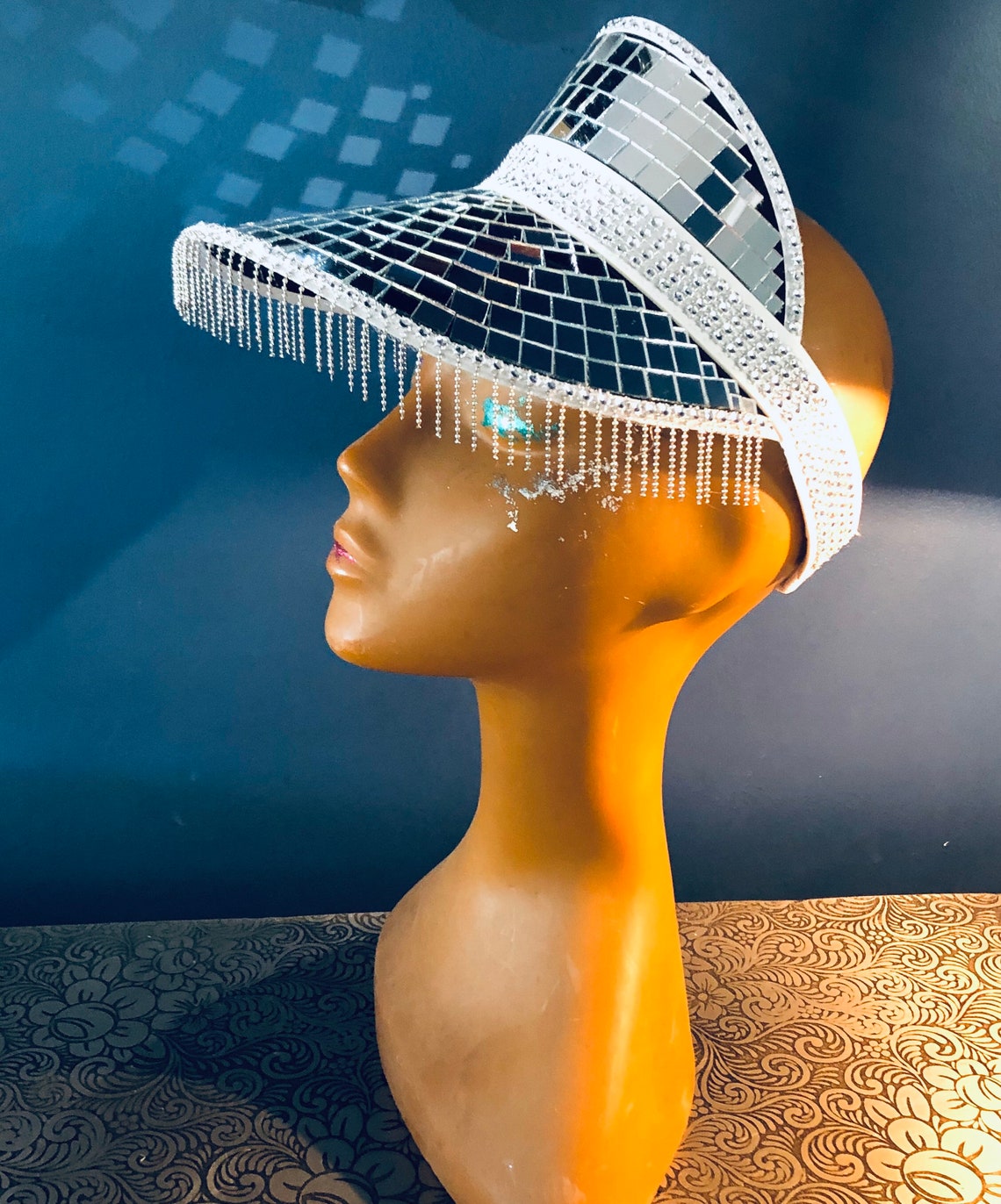 Disco Ball Festival Visor QUICK DELIVERY | Etsy