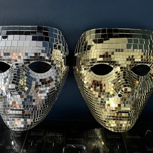 Masquerade Festival Disco Ball Face Mask. HANDMADE by DISCO2DISCO ...