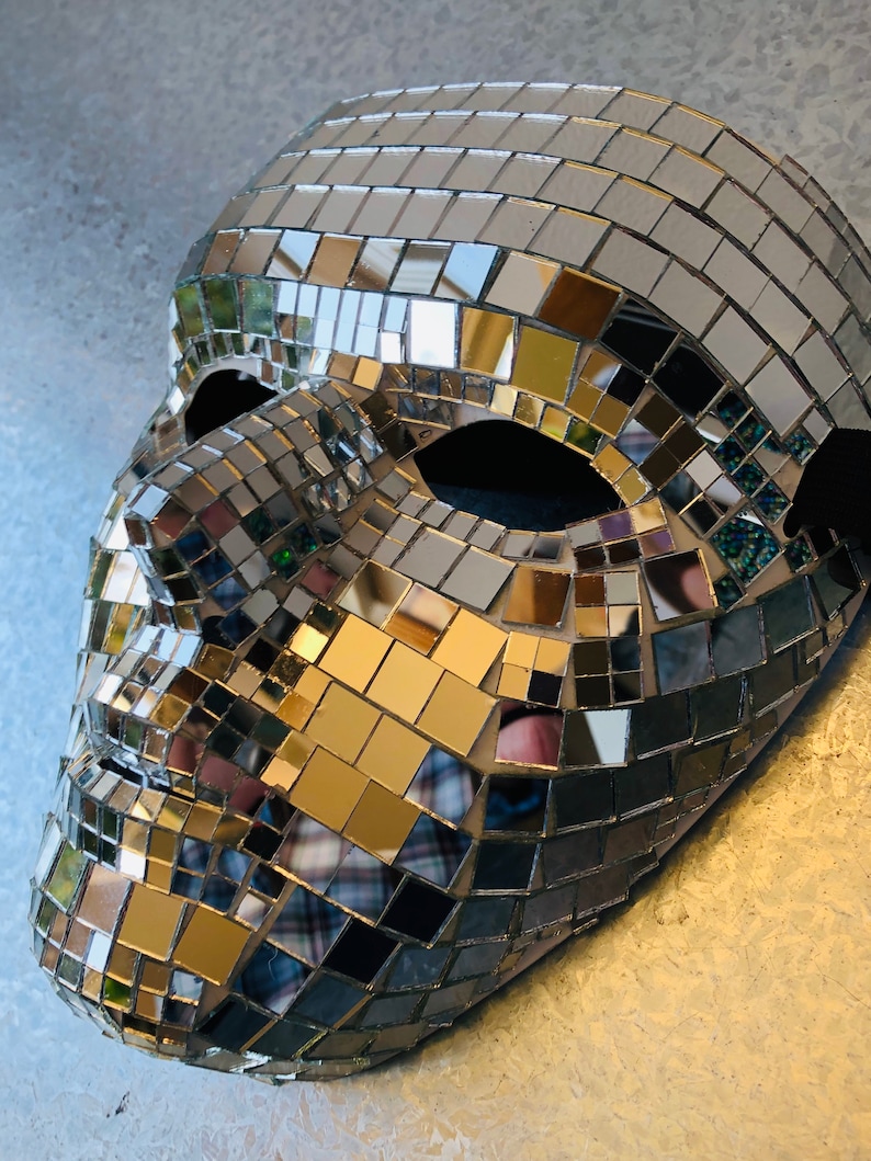 Masquerade Festival Disco Ball Face Mask | Etsy