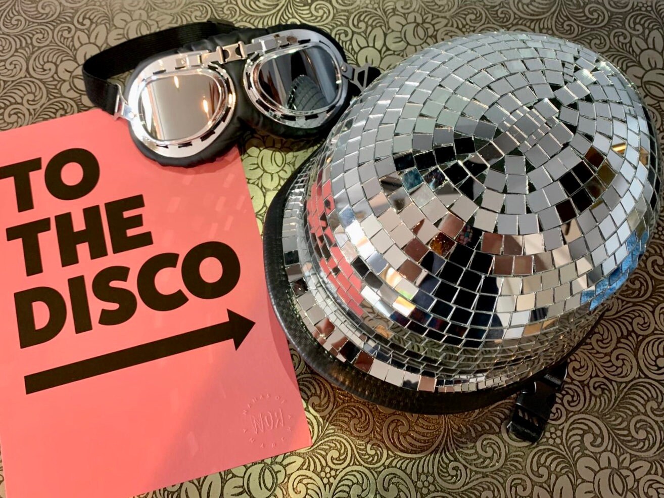 Disco ball Military Helmet goggles | Etsy