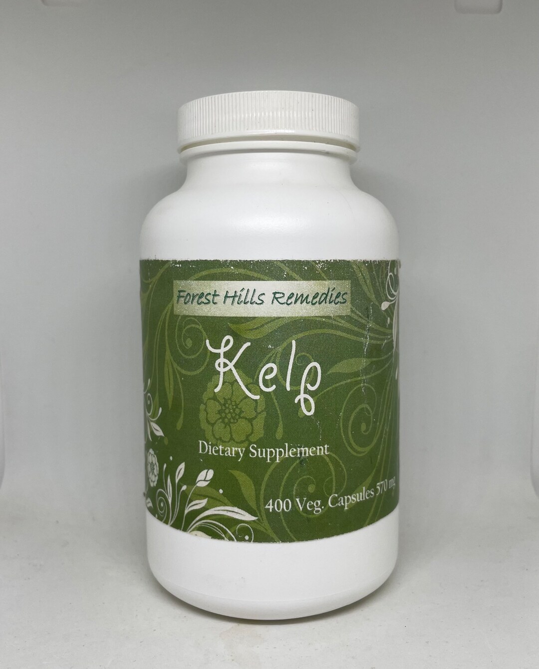100% Pure Kelp Vegan Kosher Halal Capsules, All Natural, Organic Kelp ...