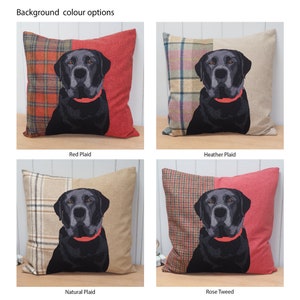 Black Labrador Cushion/pillow, Handmade to Order, Beautifully Detailed ...