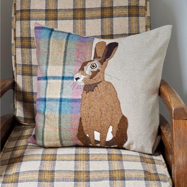 Hare Cushion - Etsy UK