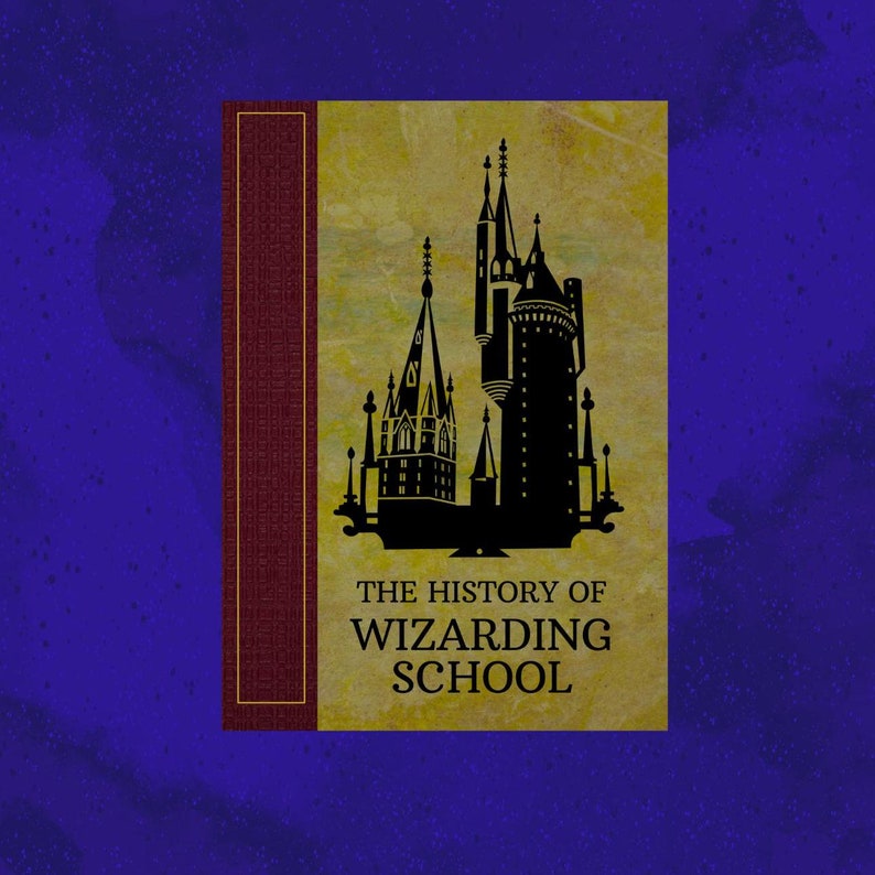 History of Wizarding School Book Wizard A5 | Text Book for Wizarding ...