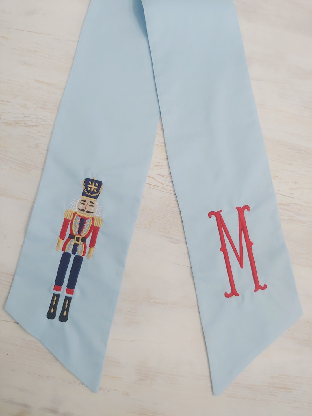 Christmas Wreath Sash, Nutcracker, Classic Embroidery, Door Sash ...