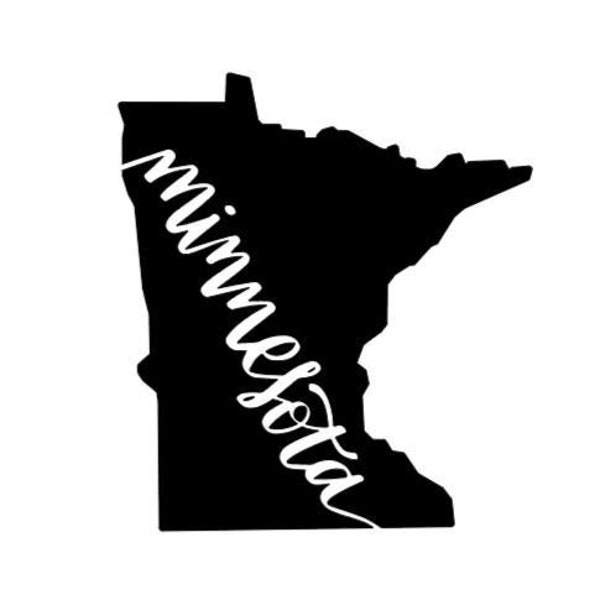Minnesota State Decal - Etsy