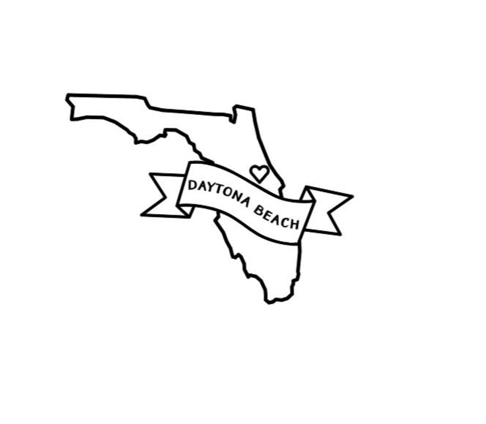 Florida State Vinyl Decal - Etsy