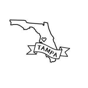 Florida State Vinyl Decal | Etsy