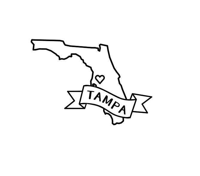 Florida State Vinyl Decal - Etsy