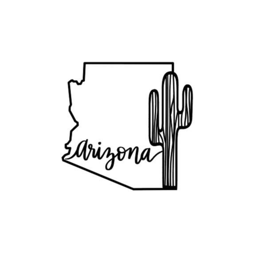 Arizona State Vinyl Decals - Etsy