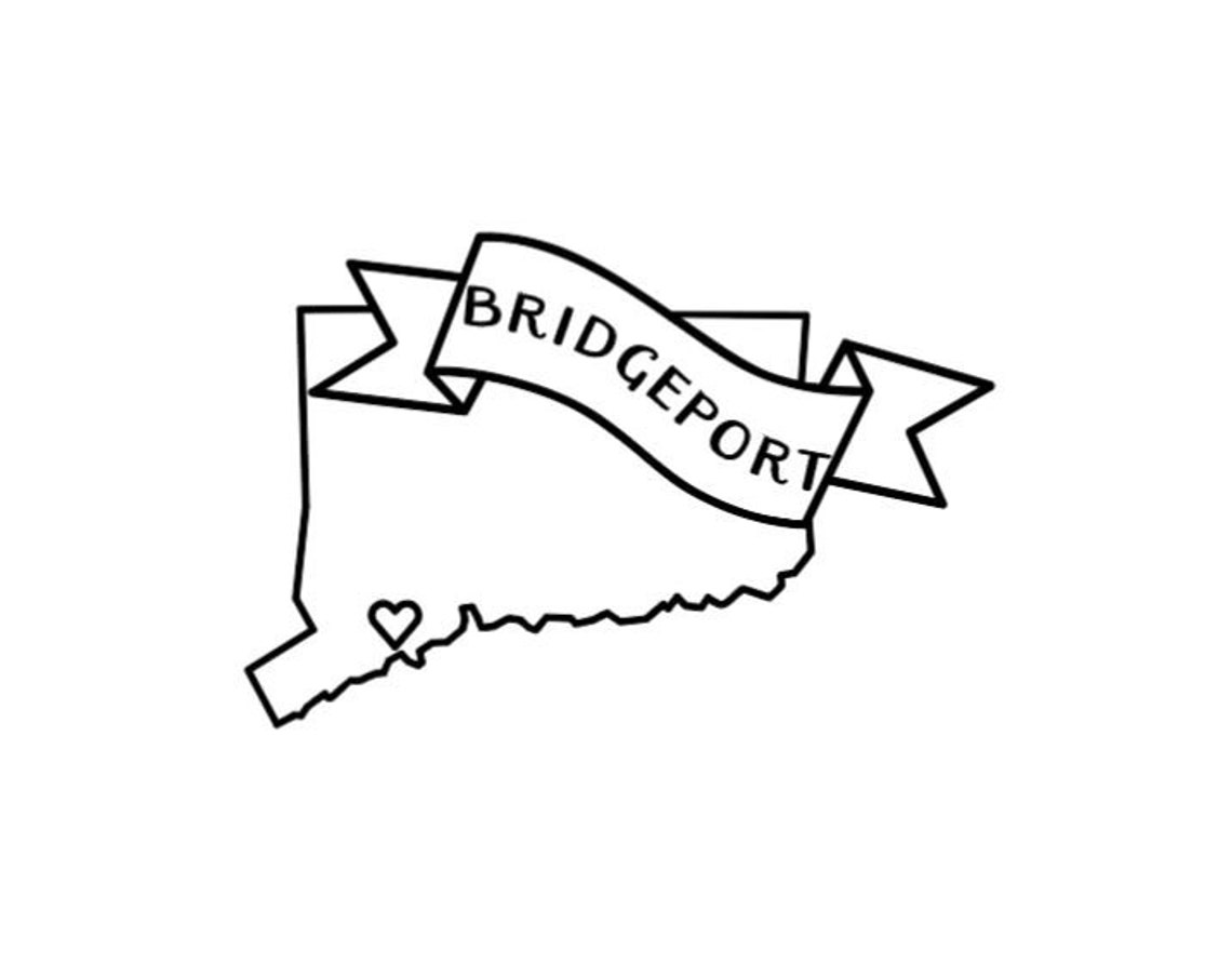 Connecticut State Vinyl Decal - Etsy