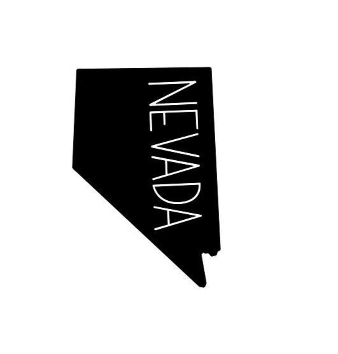 Nevada State Vinyl Decals - Etsy