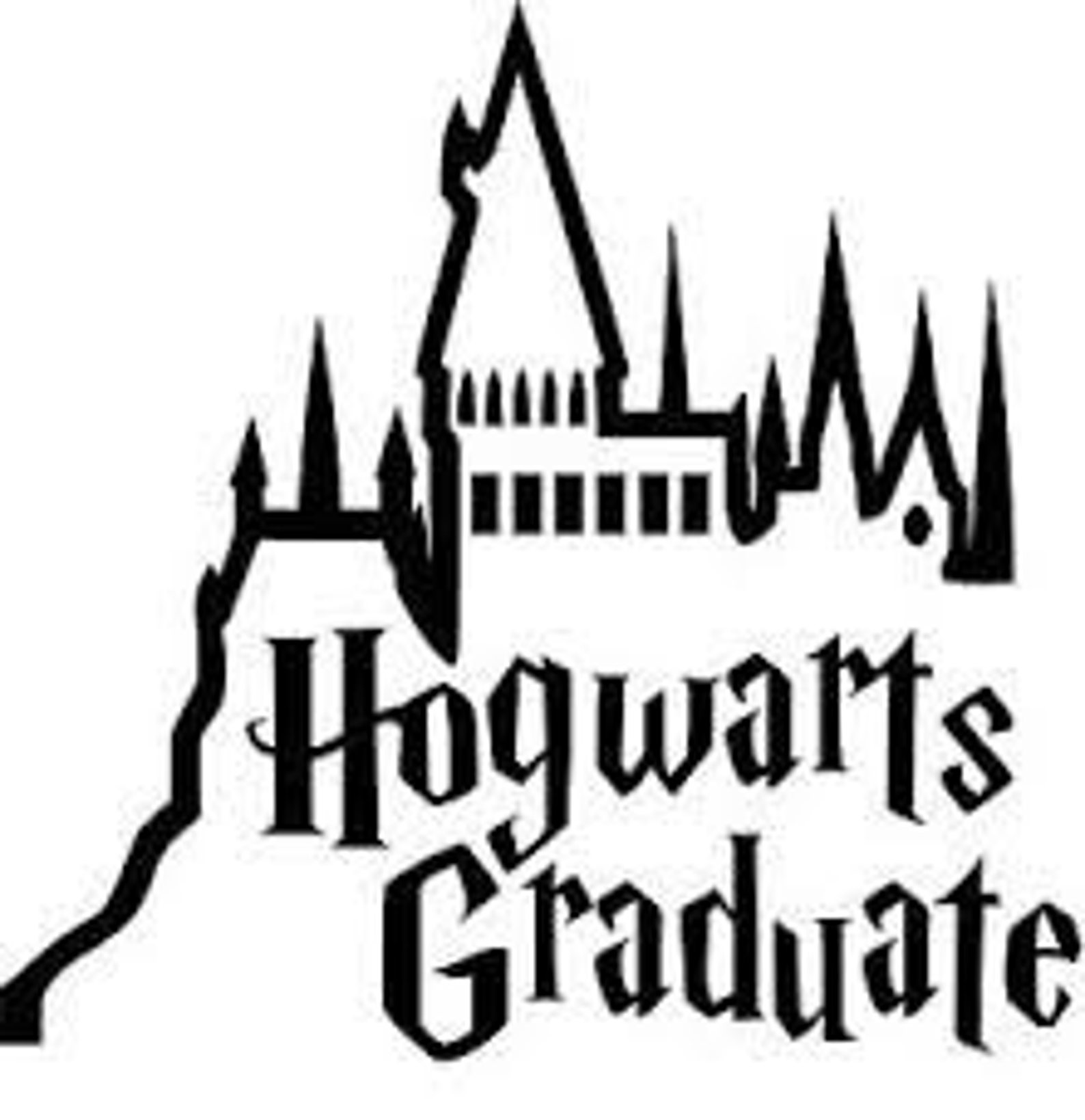 Hogwarts Graduate Car Vinyl - Etsy