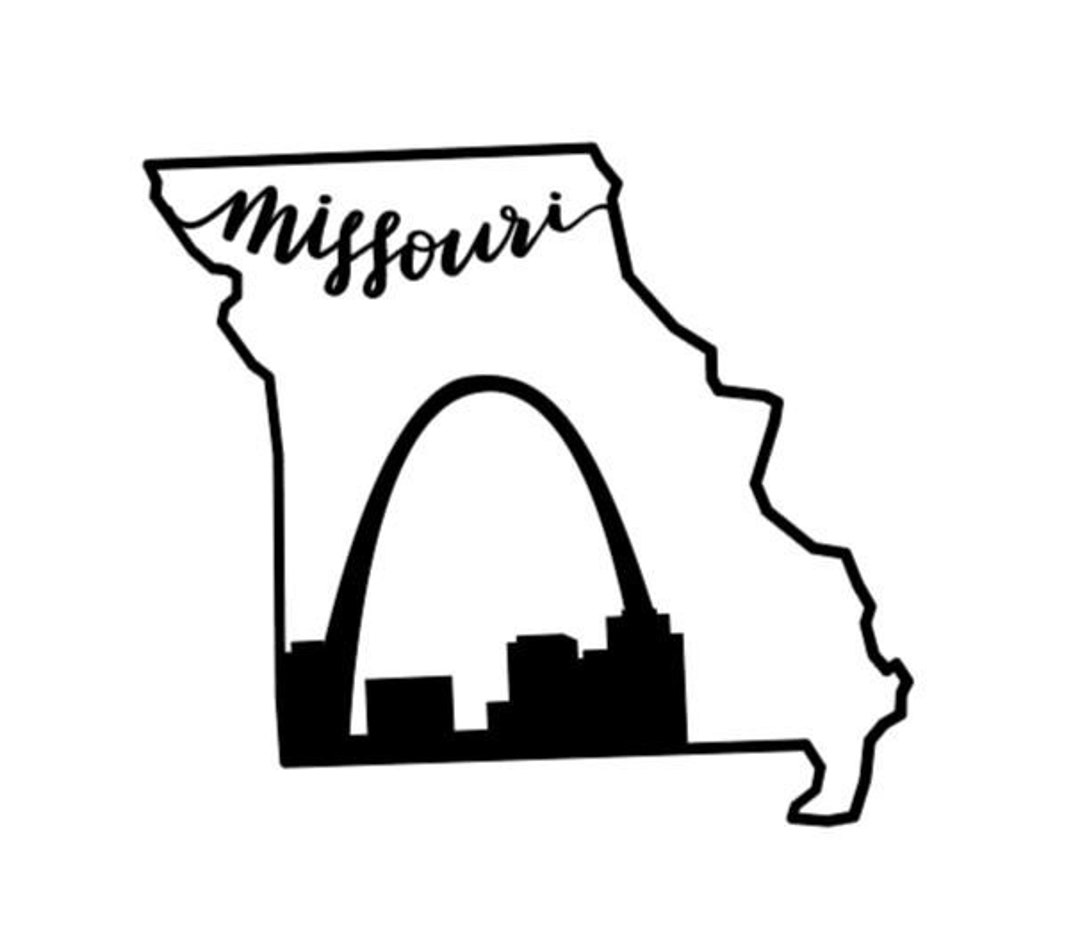 Missouri State Vinyl Decal - Etsy