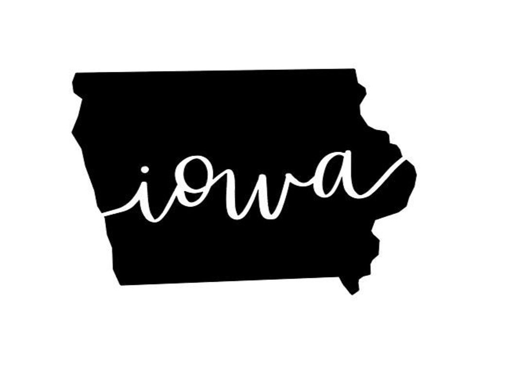 Iowa State Vinyl Decals - Etsy