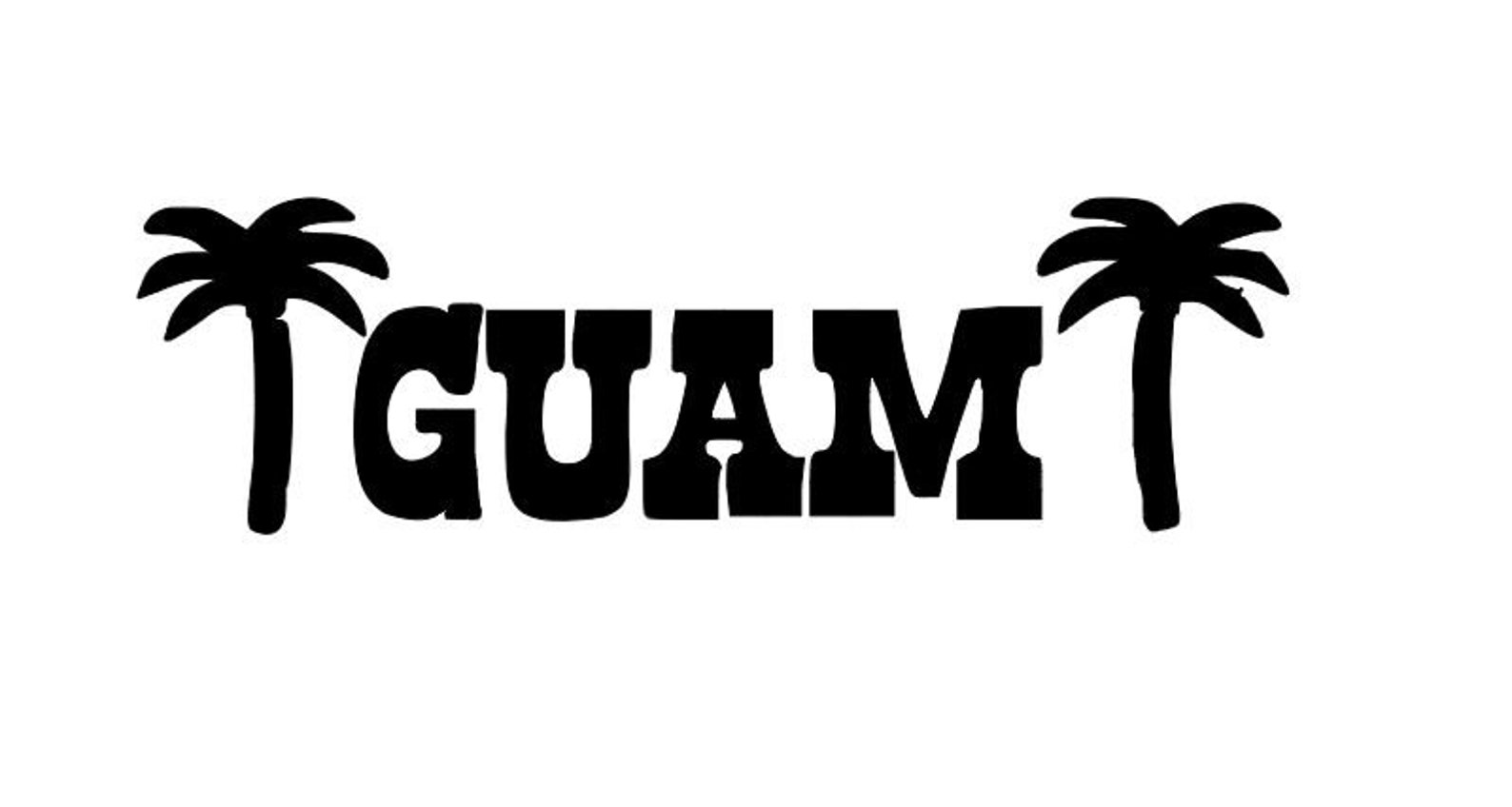 Guam Vinyl Decals | Etsy