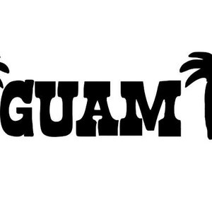 Guam Vinyl Decals - Etsy