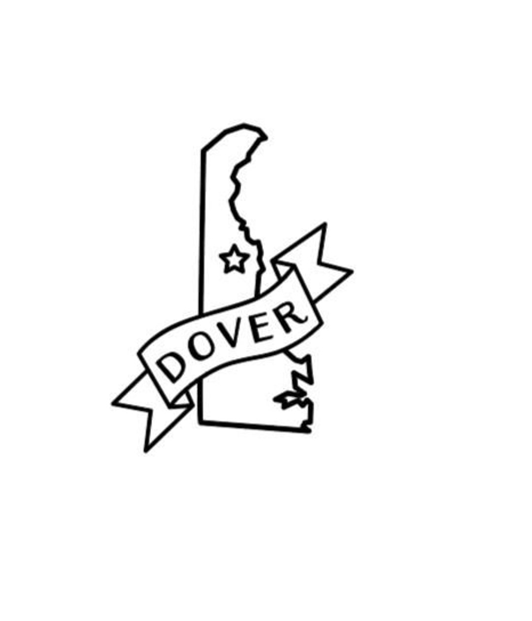 Delaware State Vinyl Decals - Etsy