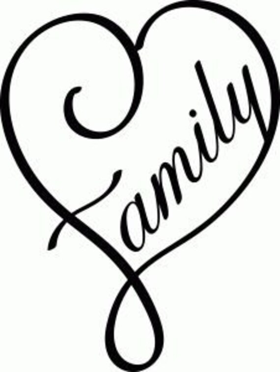 Family Vinyl Decal Etsy