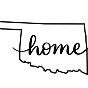 Oklahoma State Vinyl Decal - Etsy