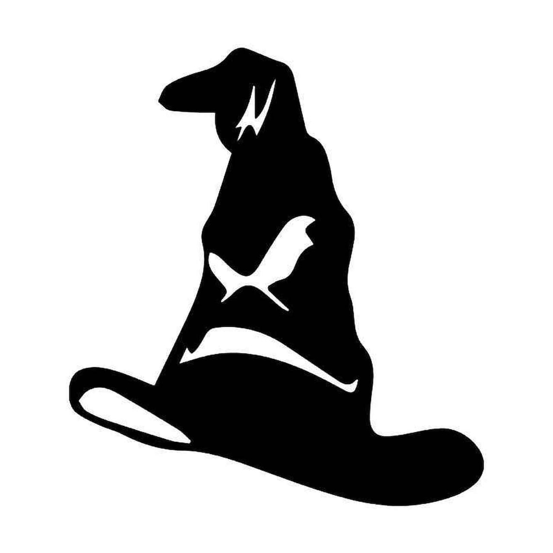 Harry Potter sorting hat vinyl decal | Etsy