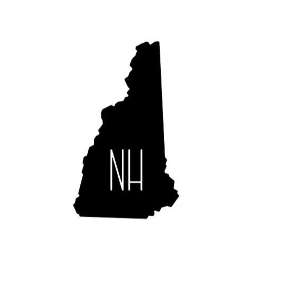 New Hampshire state vinyl decals | Etsy