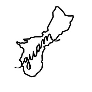 Guam Vinyl Decals - Etsy