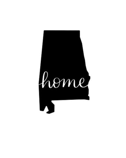 Alabama State Vinyl Decal | Etsy