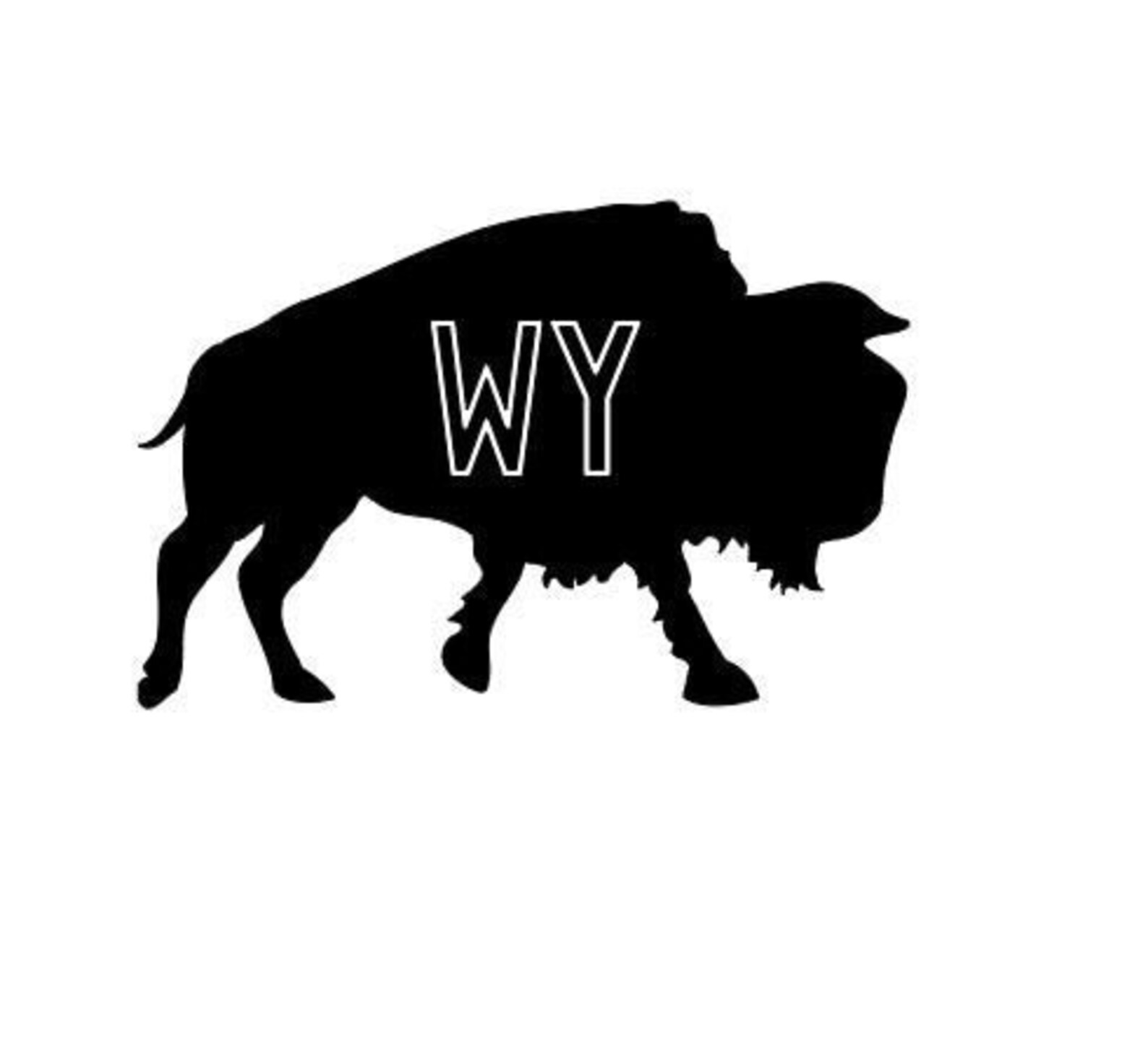 Wyoming State Vinyl Decals - Etsy