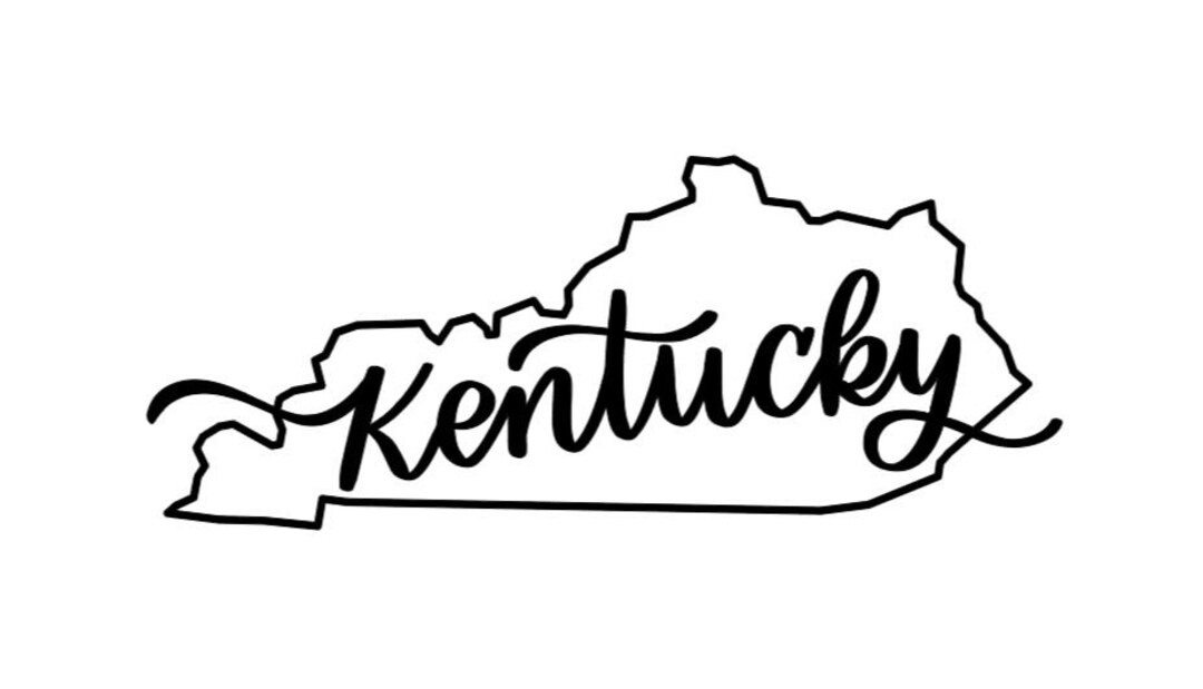 Kentucky State Vinyl Decal - Etsy
