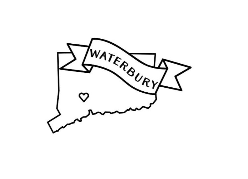 Connecticut State Vinyl Decal - Etsy