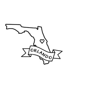 Florida State Vinyl Decal | Etsy