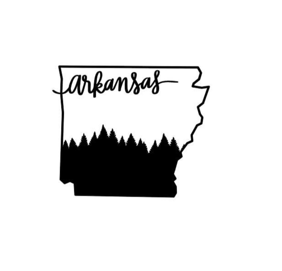 Arkansas State Vinyl Decal - Etsy