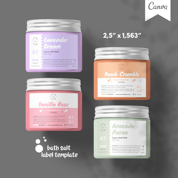 Body Scrub Labels - Etsy