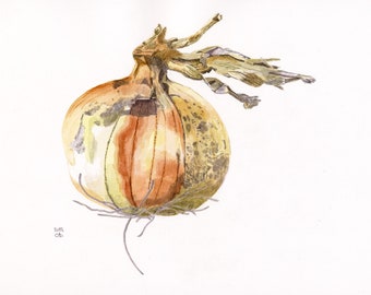 Onion Birthday Card - Etsy UK