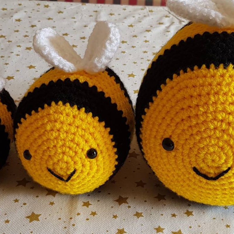 Crochet Bumble Bee - Etsy