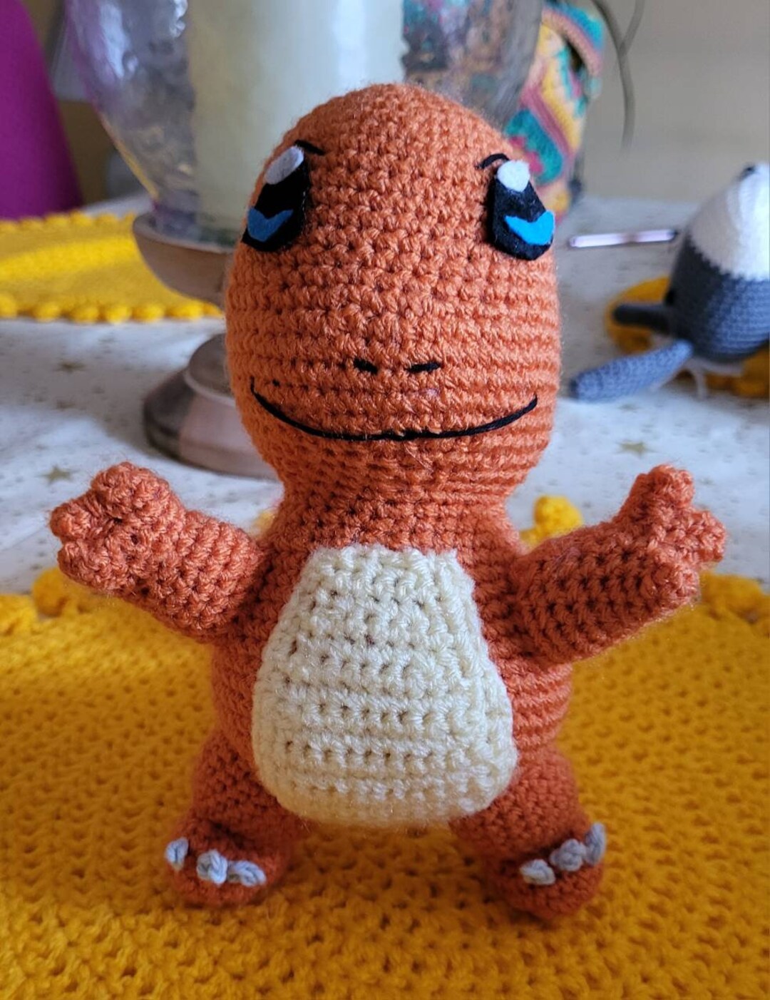 Handmade Crochet Charmander Style Pokemon - Etsy
