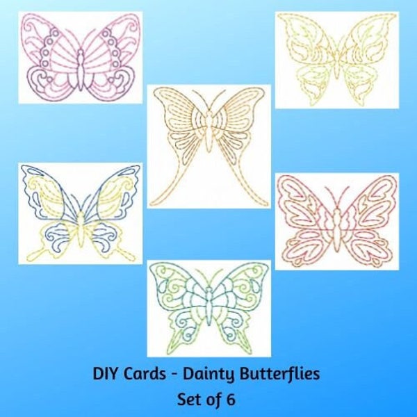 Machine Embroidery Greeting Cards - Etsy