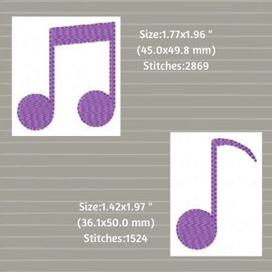 Machine Embroidery Designs Musical Notes Embroidery Designs - Etsy