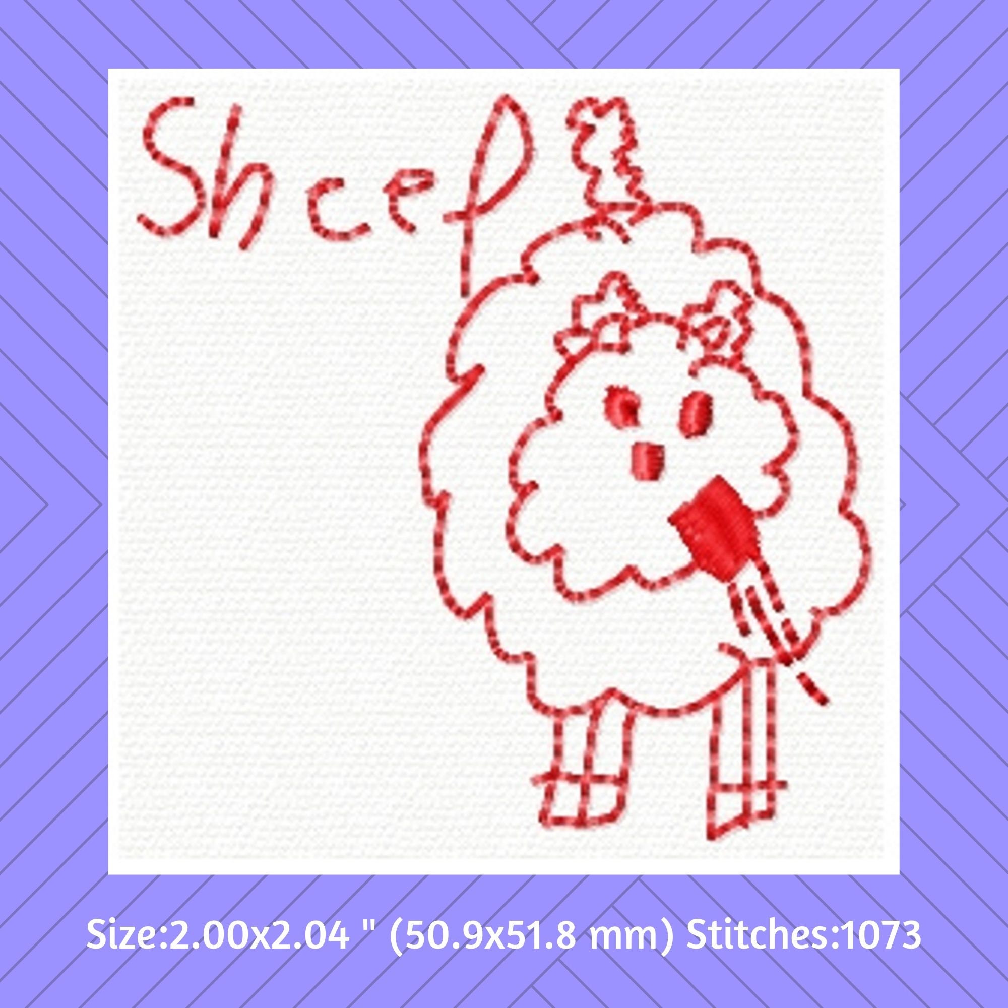 Machine Embroidery, Silly Farm Animals Redwork Embroidery Designs ...
